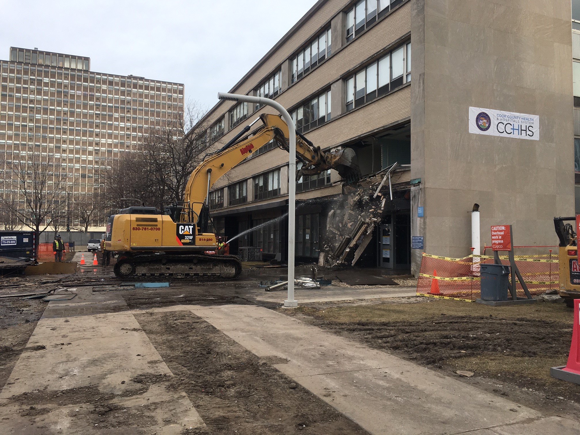 Old Cook County Clinic Demolished to Pave Way for New Patient Space ...